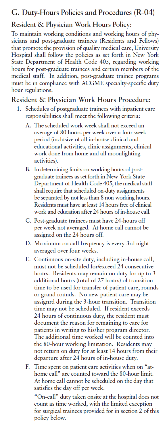 Work Hour Compliance – Provider Portal